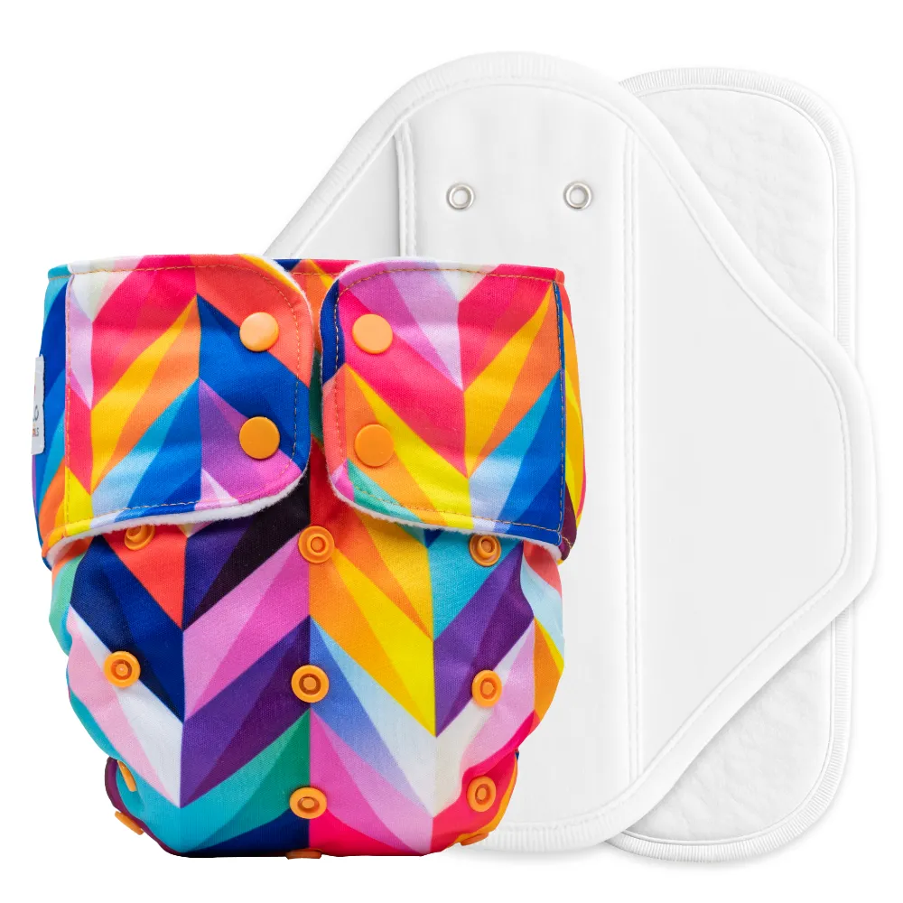 Adjustable & Reusable Cloth Diaper with Leaksafe & Ultra Absorb Pad ...