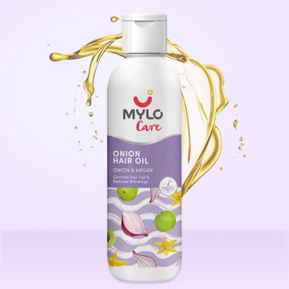 Onion Hair Oil for Hair Fall and Breakage Control | Mylo Care