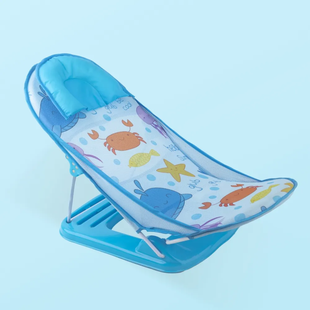 Baby Bather with 3 Position Recline | Foldable with Washable Soft Mesh ...