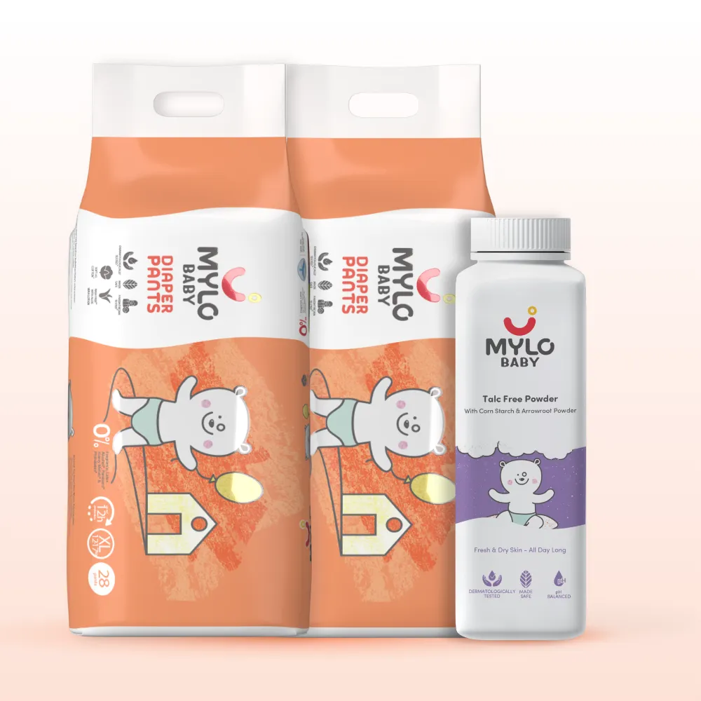 Diaper Pants (XL) & Baby Powder (300g) Super Saver Combo