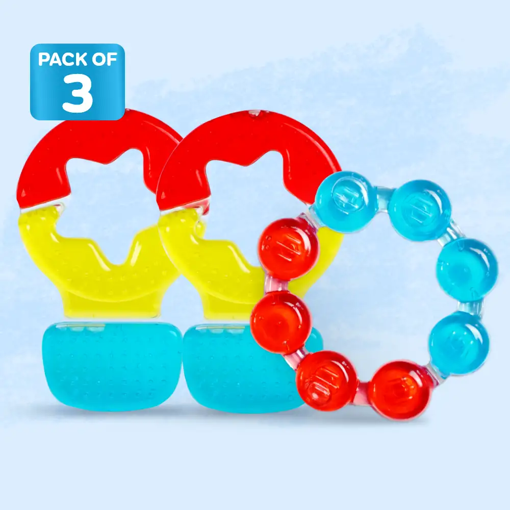 Teether for Kids | Relieves Sore Teething Gums | BPA Free, Food Grade ...