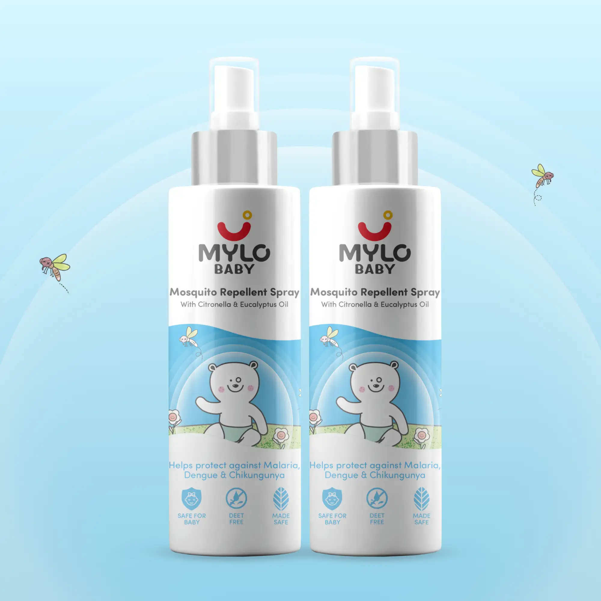 Baby Mosquito Spray | 100% Natural Ingredients | Protects Against ...